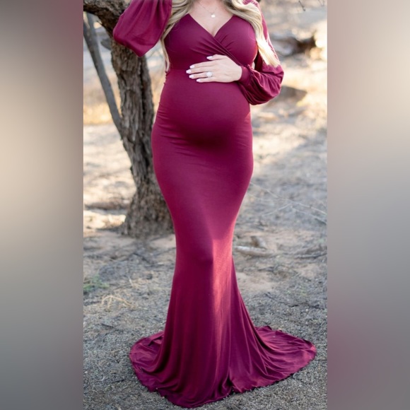 Sexy Mama Maternity | Dresses | Sexy Mama Maternity Bishop Sleeve ...